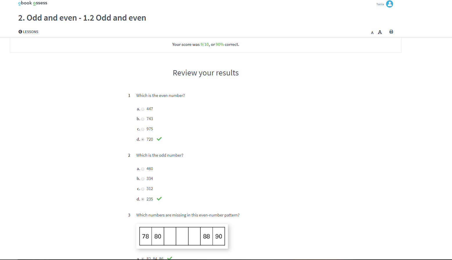 Oxford Maths Markbook Student Dashboard – Oxford University Press