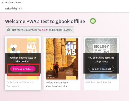 How to access obook offline for Students. – Oxford University Press