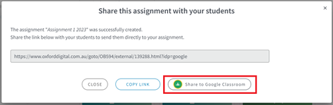 How to create Google Classroom assignment to share to Google Classroom ...